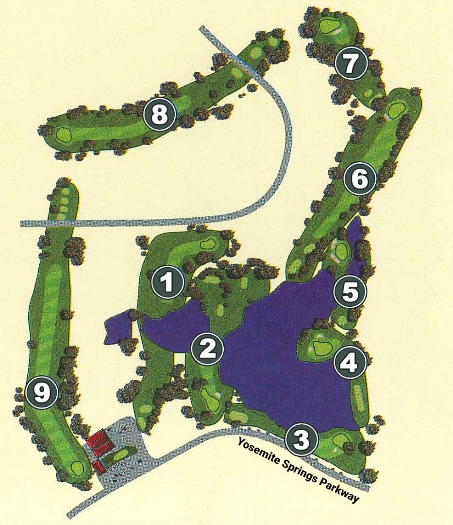 9holecourselayout | Yosemite Lakes Park