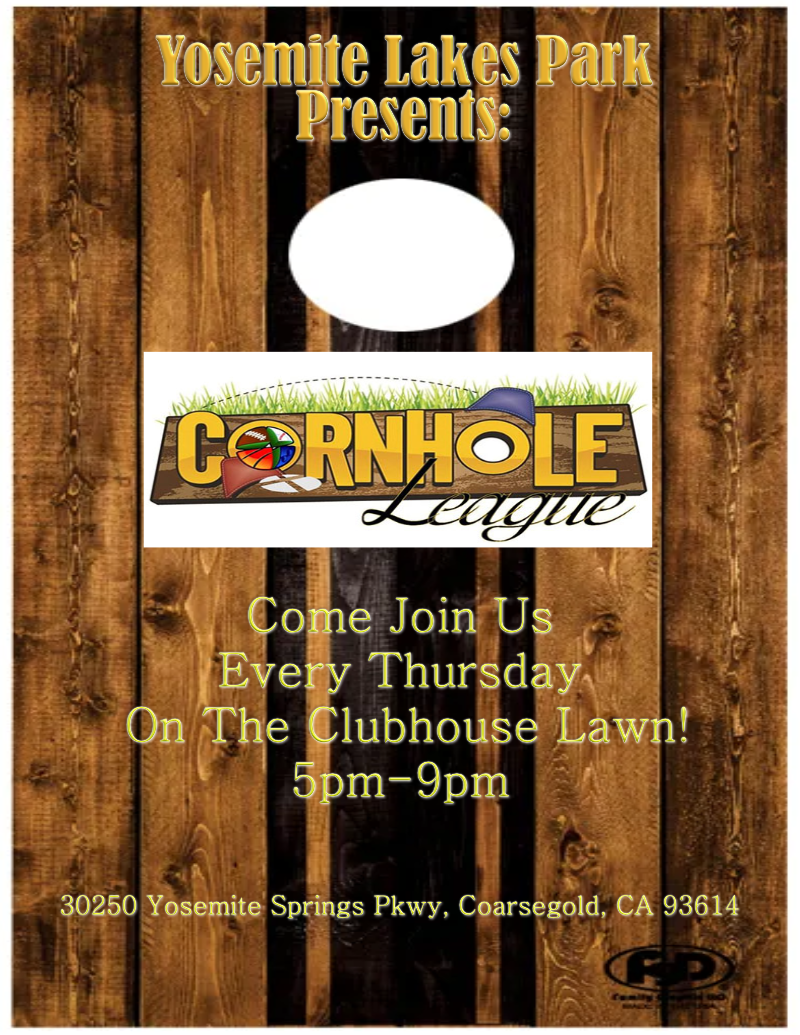 Cornhole League | Yosemite Lakes Park
